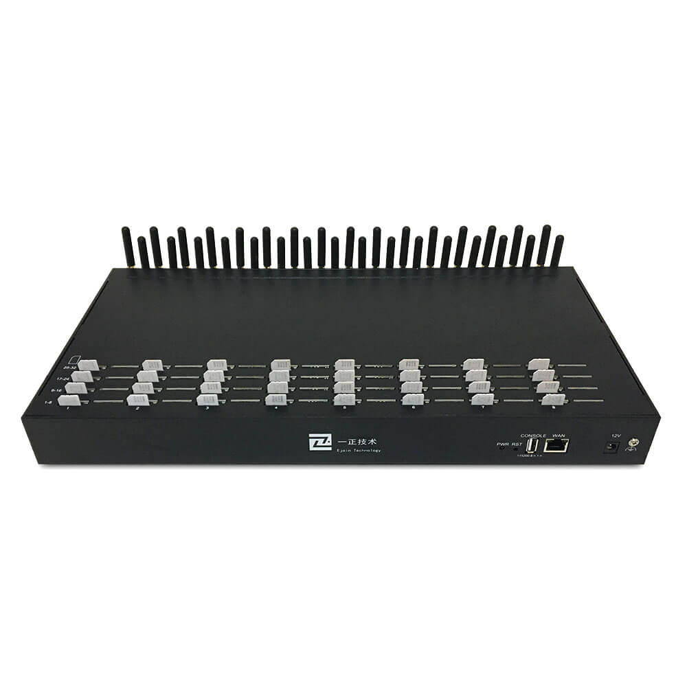 EJOINTECH 32 Port VoIP Gateway 4G LTE GSM Gateway with IMEI Change ACO ...