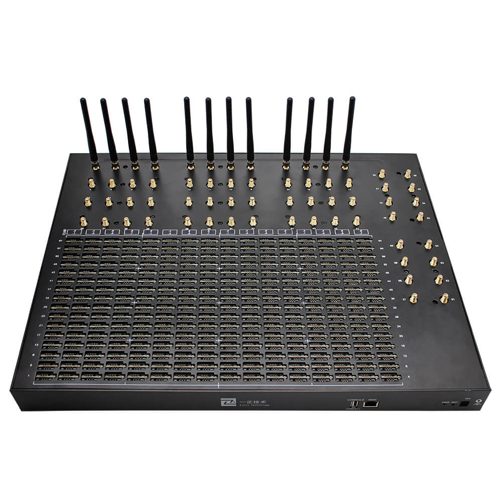 EJOINTECH 64 Port GSM Modem 4G LTE SMS Gateway With 512 SIM for SMS Ma ...